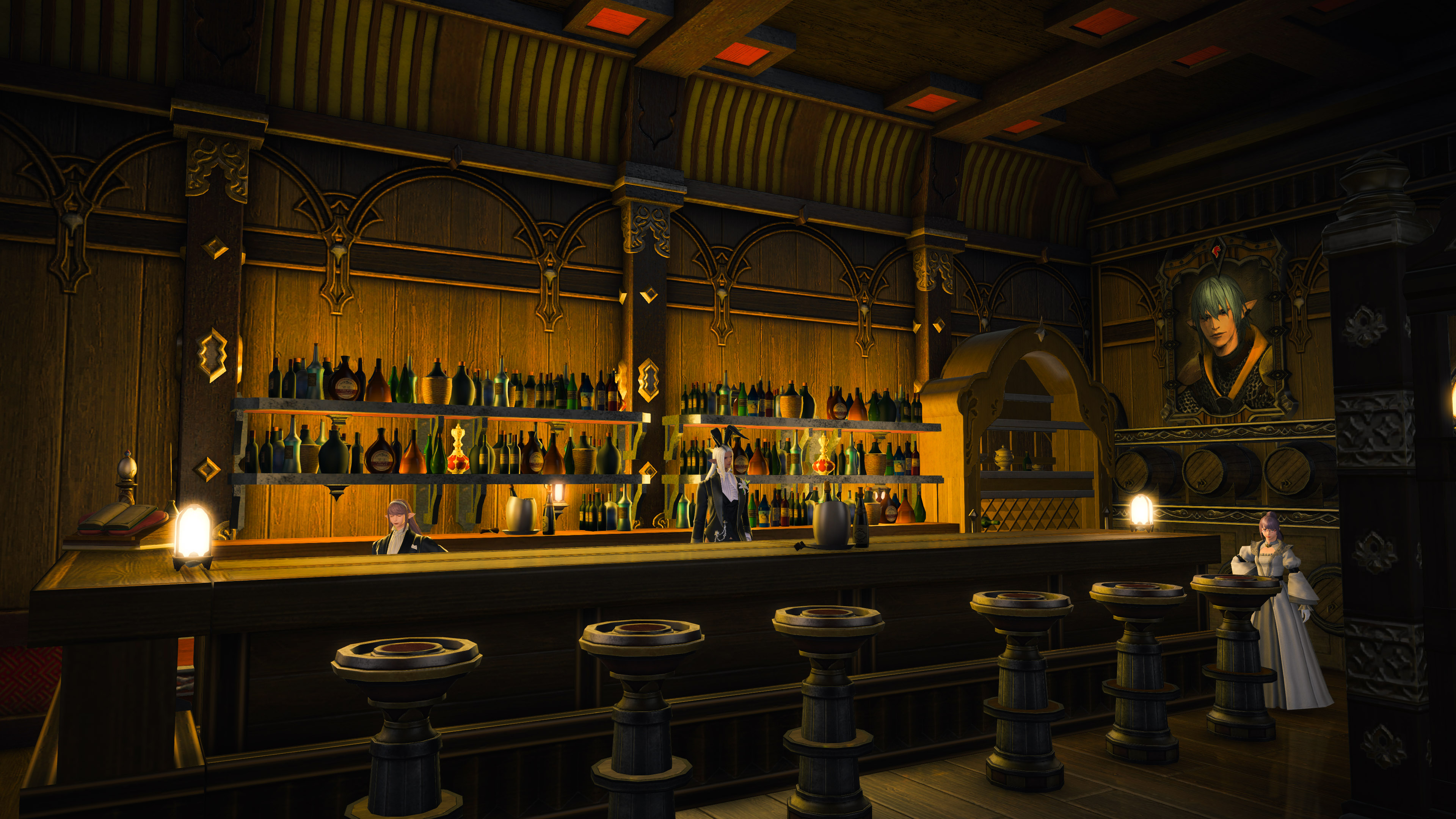 Astaroth Carbuncle 日記「個室バーをプチ改装(グラスハンガー設置)のコト」 | FINAL FANTASY XIV, The ...